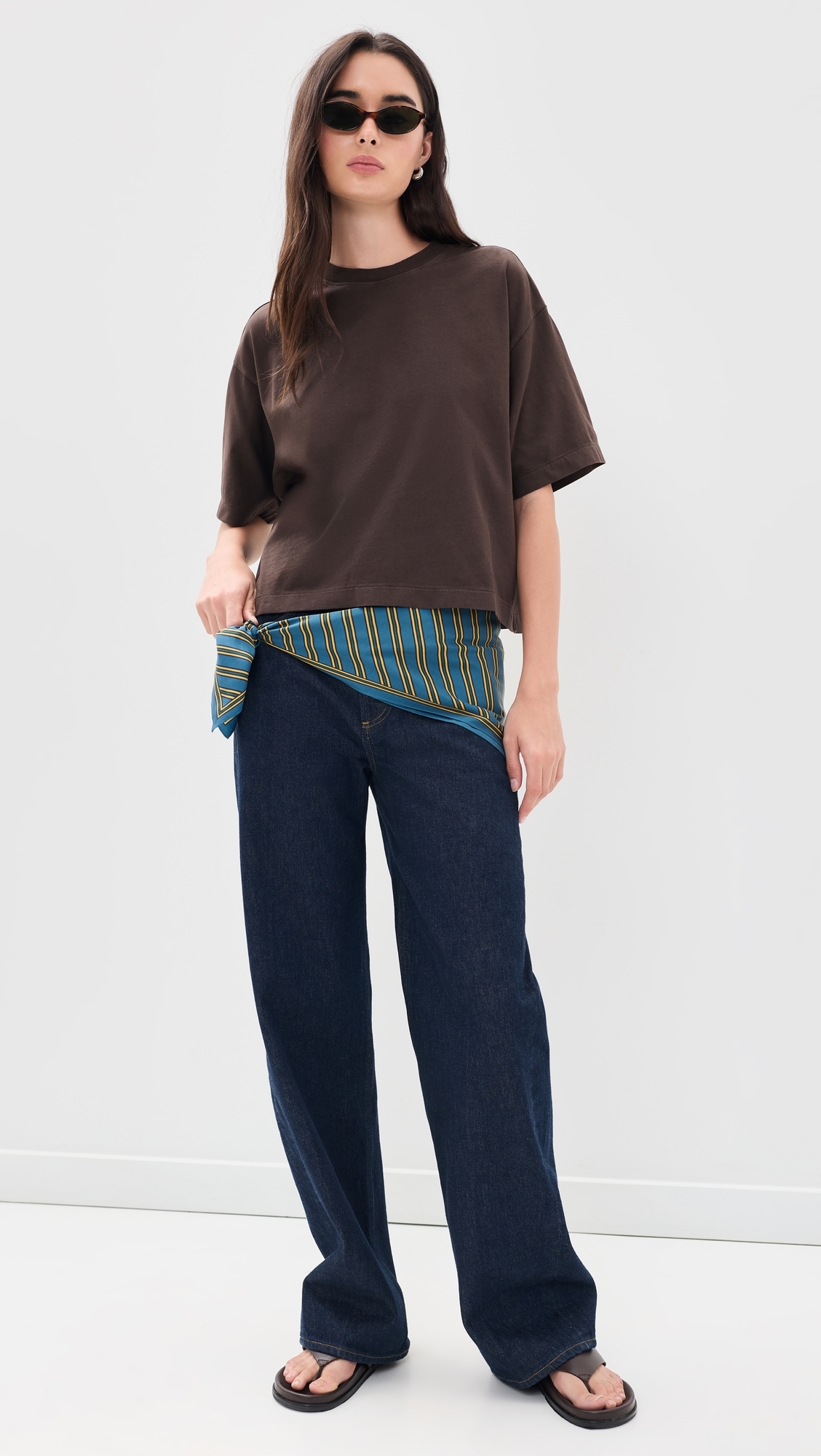 MADEWELL Madewell The Boxy Crop Tee in Allday Jersey